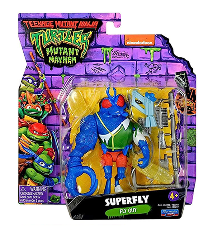 Teenage Mutant Ninja Turtles Mutant Mayhem Superfly Action Figure (Fly ...