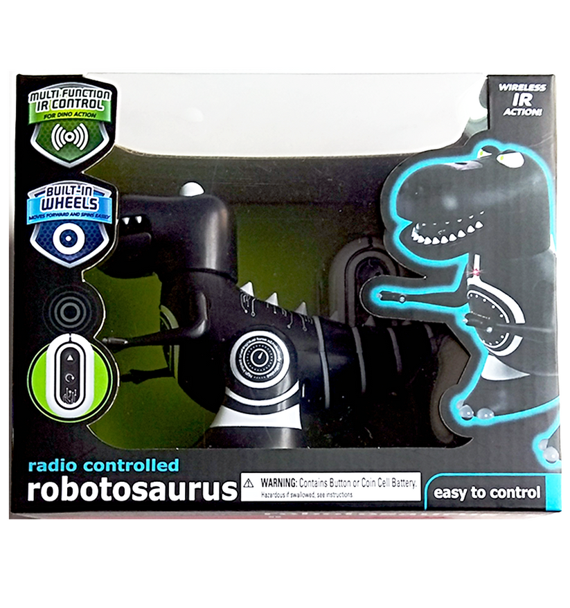 Black Series - RC Robotic Robotosaur Mini Toy - Black/White – Toys Onestar