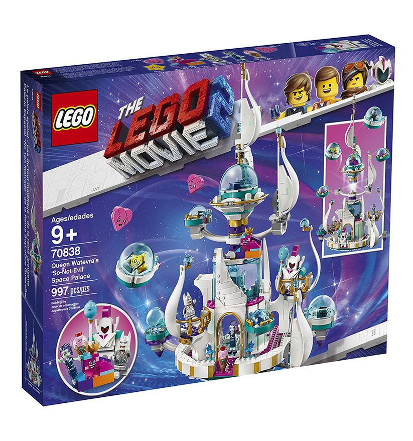 THE LEGO MOVIE 2 Queen Watevra's 'So-Not-Evil' Space Palace 70838 ...